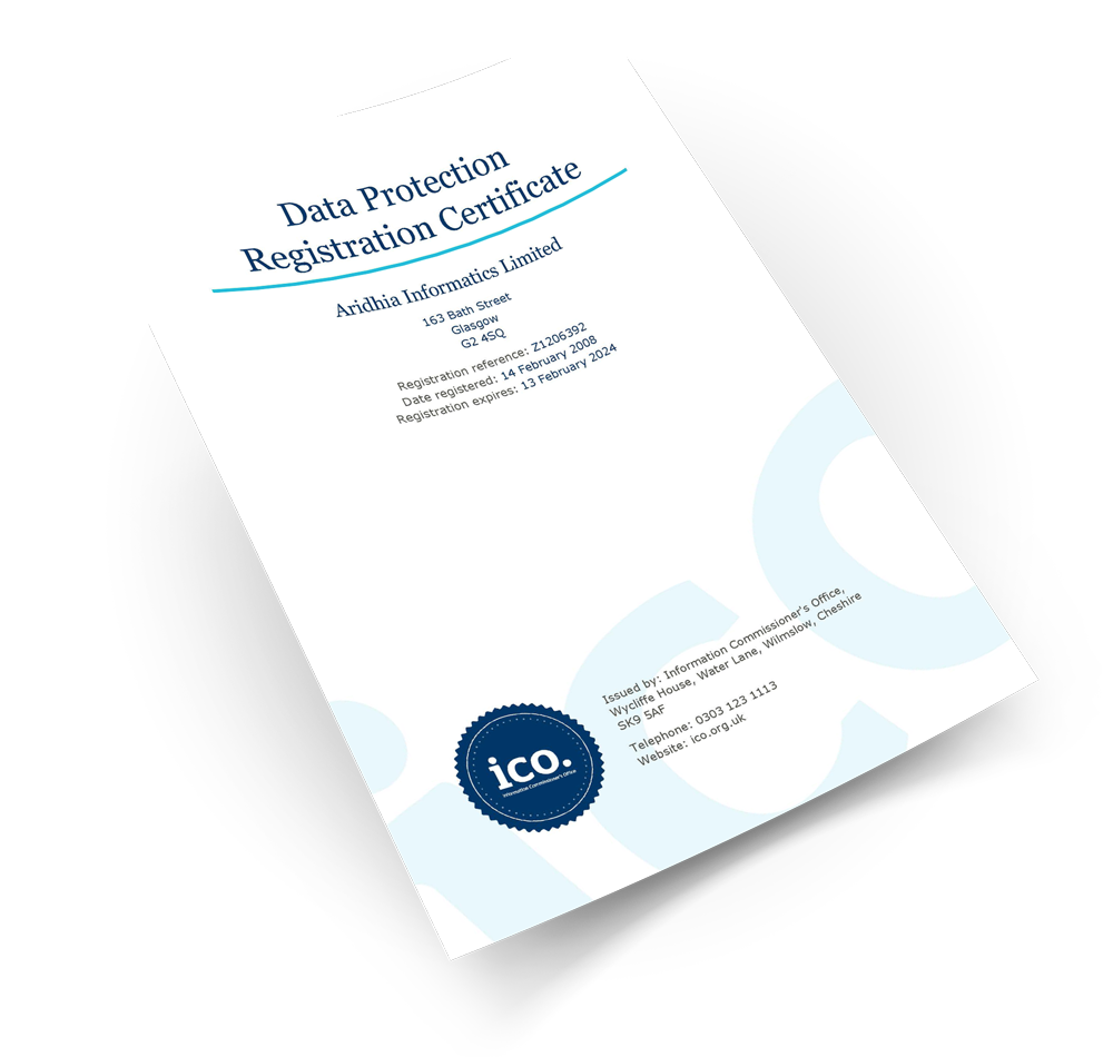 ICO Registration Certificate | Trusted Data Sharing Network | Digital ...